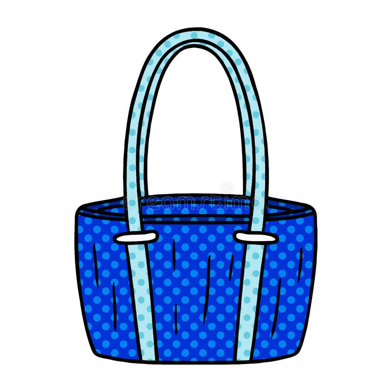 Cartoon Red Bag Fashion Free Hand Drawn Doodle Clip Art Artwork ...