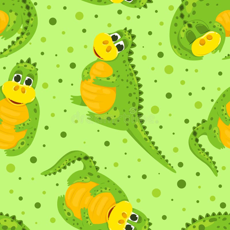 Seamless Pattern, Cartoon Colorful Dragons Stock Vector - Illustration ... Seamless Pattern, Cartoon Colorful Dragons Stock Vector - Illustration ...