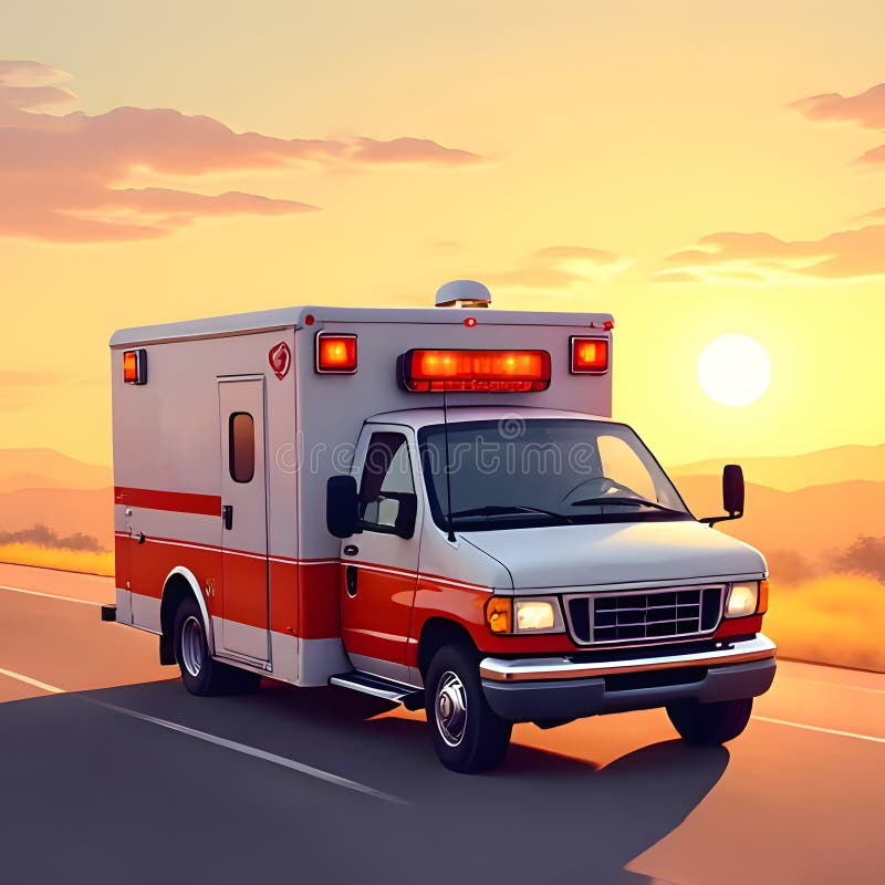 How To Draw Ambulance Car for Children. Step by Step Drawing Tutorial ...