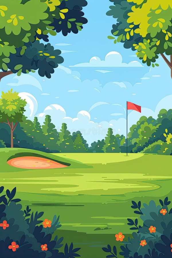Cartoon Golf Course Stock Photos - Free & Royalty-Free Stock Photos ...