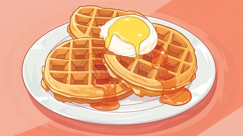 Chicken Waffles Cartoon Stock Photos - Free & Royalty-Free Stock Photos ...