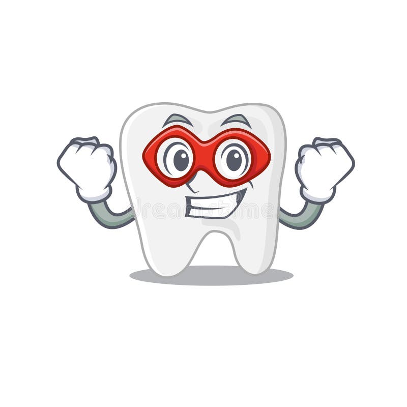 Tooth Hero Icon stock vector. Illustration of background - 156727599