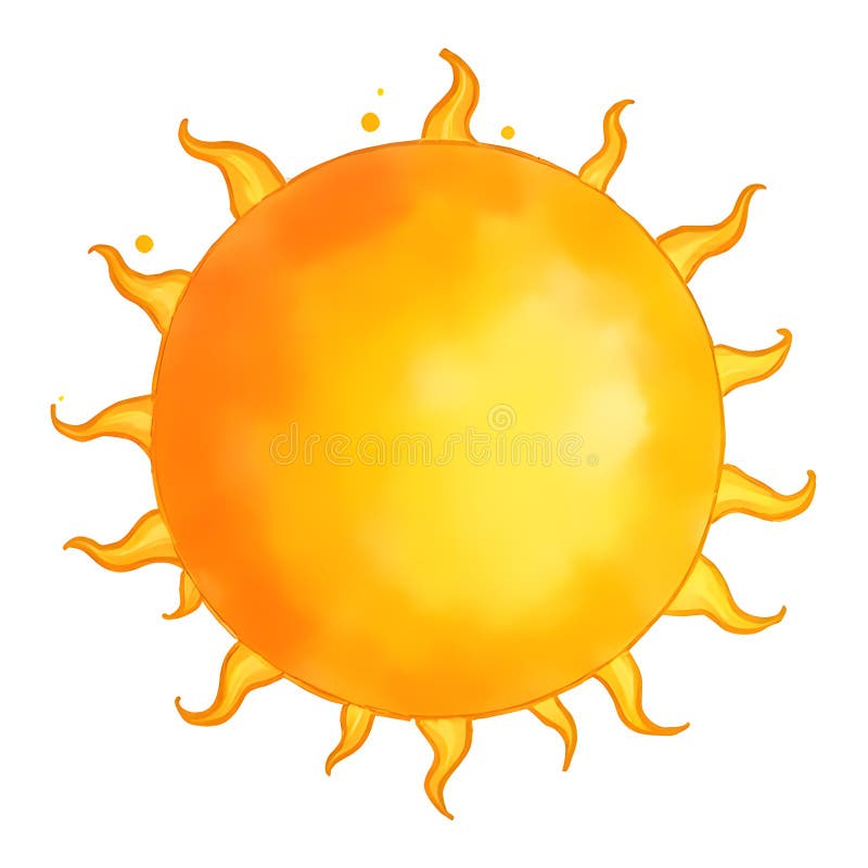 Cartoon Drawings of the Sun Moon Stars and Clouds Stock Illustration ...