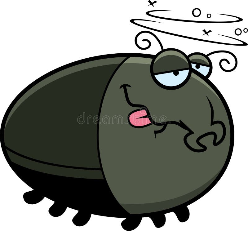Sad Cartoon Beetle stock vector. Illustration of cartoon - 47088188