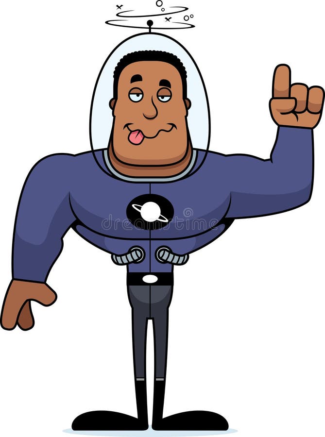 Cartoon Drunk Spaceman stock vector. Illustration of graphic - 116278119