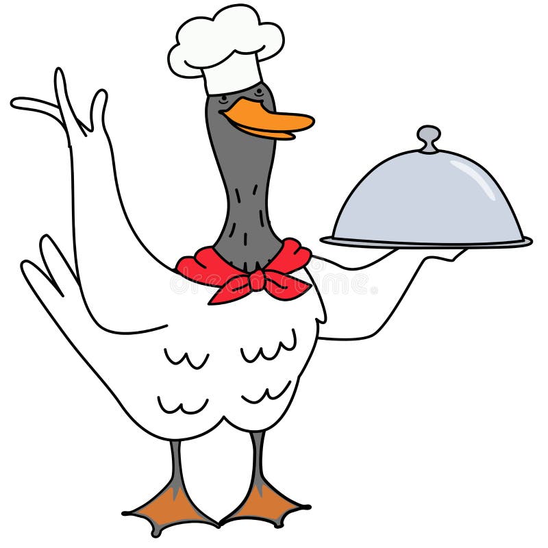 Cartoon Duck Cooking Stock Illustrations – 536 Cartoon Duck Cooking ...