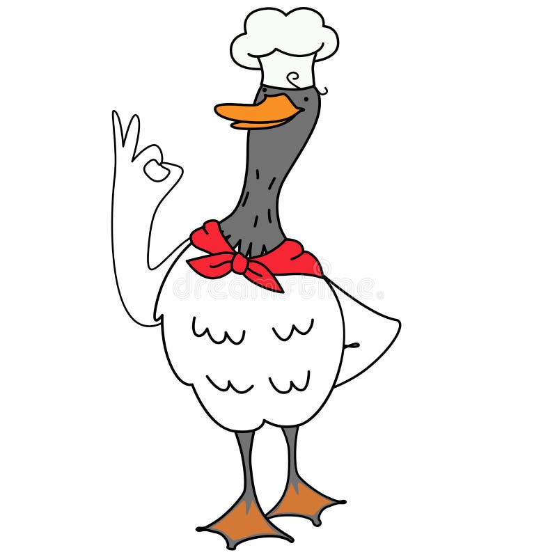 Cartoon Duck Cooking Stock Illustrations – 536 Cartoon Duck Cooking ...