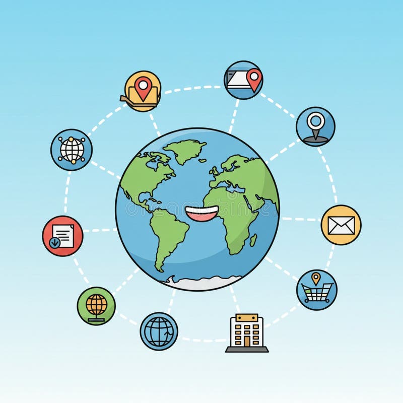 Cartoon Earth Smile Stock Illustrations – 10,834 Cartoon Earth Smile ...