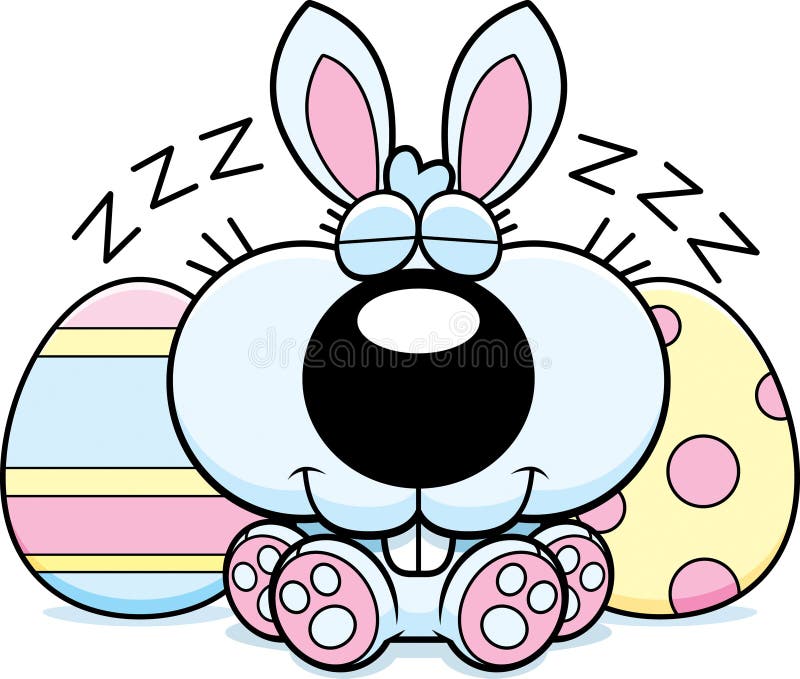 Cartoon Resting Bunny Stock Illustrations – 201 Cartoon Resting Bunny ...