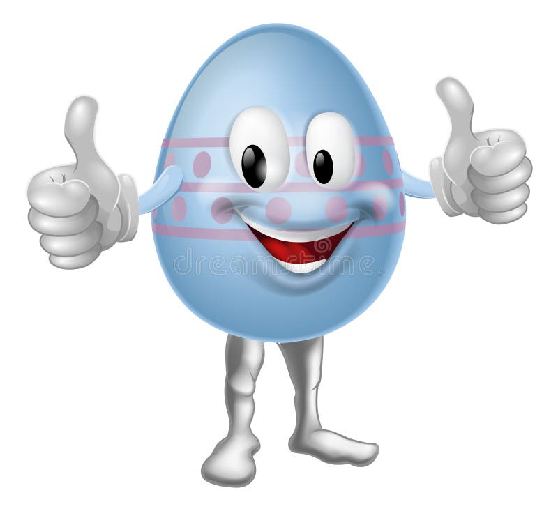 Smiling Orange Easter Egg, Funny 3D Cartoon Character, Salute Stock ...