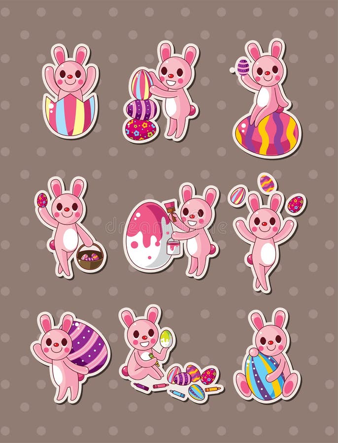 Cartoon Easter Egg stock vector. Illustration of paint - 17422948