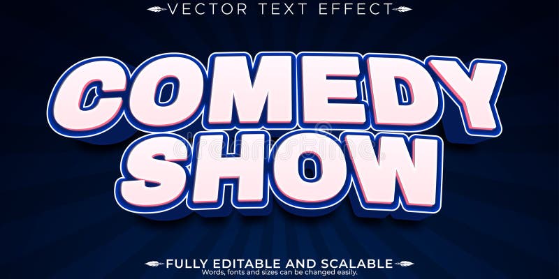 Cartoon Editable Text Effect, Editable Show and Animated Text Style ...