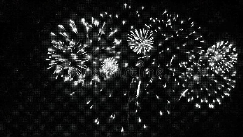 Cartoon effect of firework stock illustration. Illustration of closeup ...