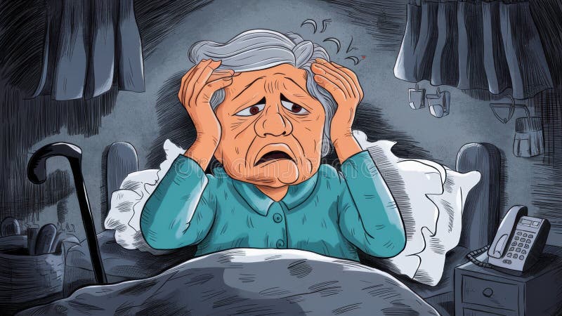 Cartoon Depression Elderly Stock Illustrations – 779 Cartoon Depression ...