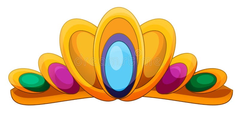 Cartoon Element - Tiara - Illustration for the Children Stock ...