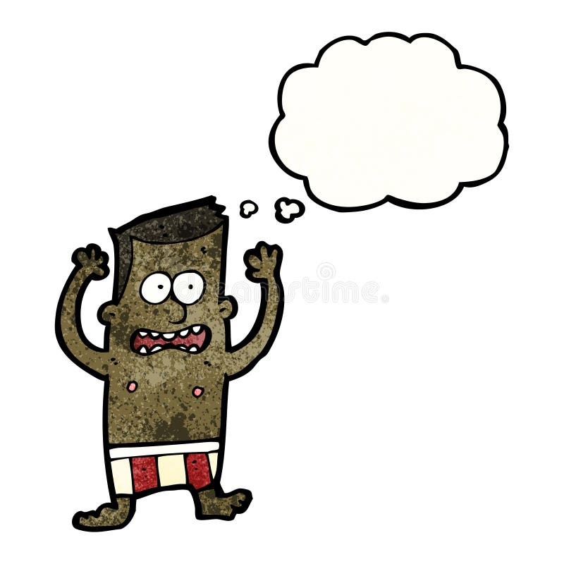 Cartoon Embarrassed Man in Underpants Stock Vector - Illustration of ...