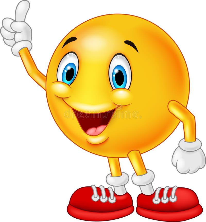 Cartoon Emoticon Smiley Playing Video Game Stock Vector - Illustration ...