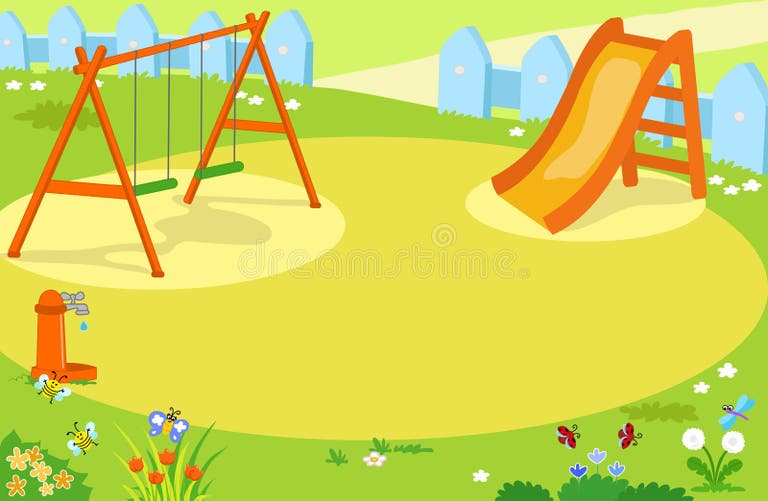 Cartoon Playground Stock Illustrations – 66,635 Cartoon Playground ...