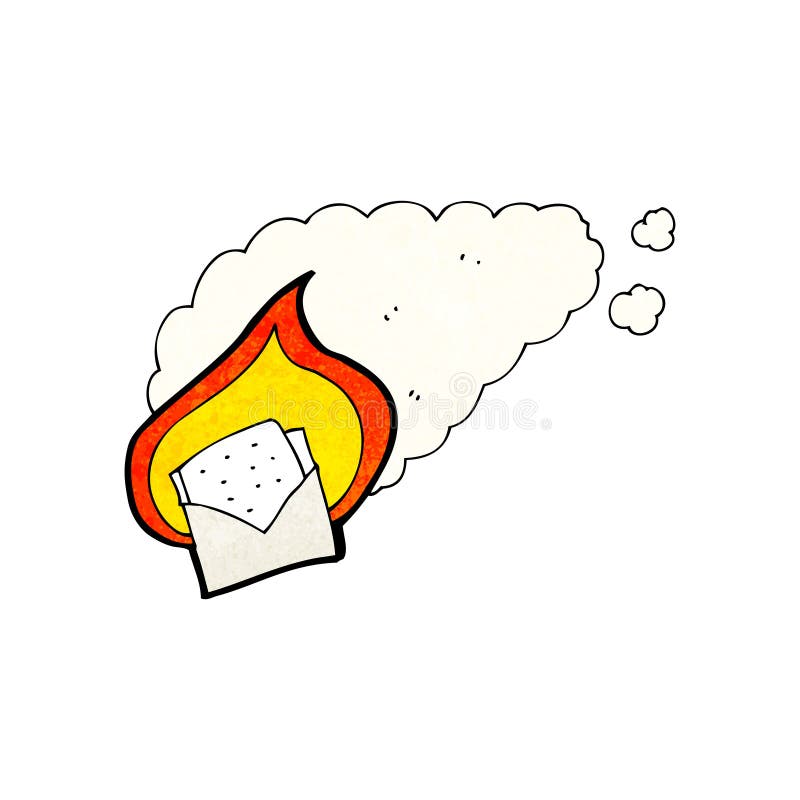Cartoon Envelope Burning Stock Illustrations – 53 Cartoon Envelope ...