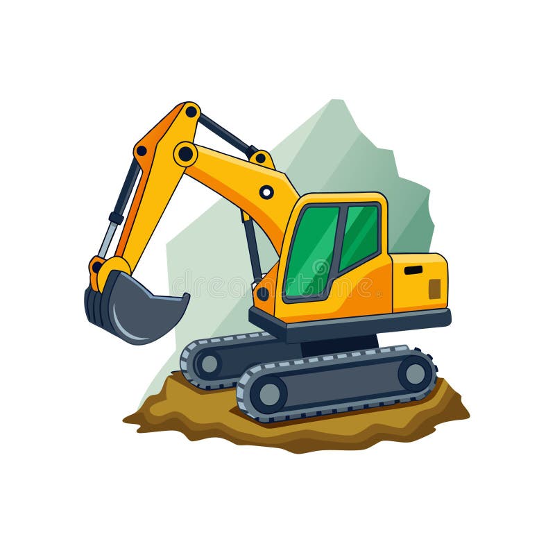 Cartoon Excavator Stock Illustrations – 13,271 Cartoon Excavator Stock ...