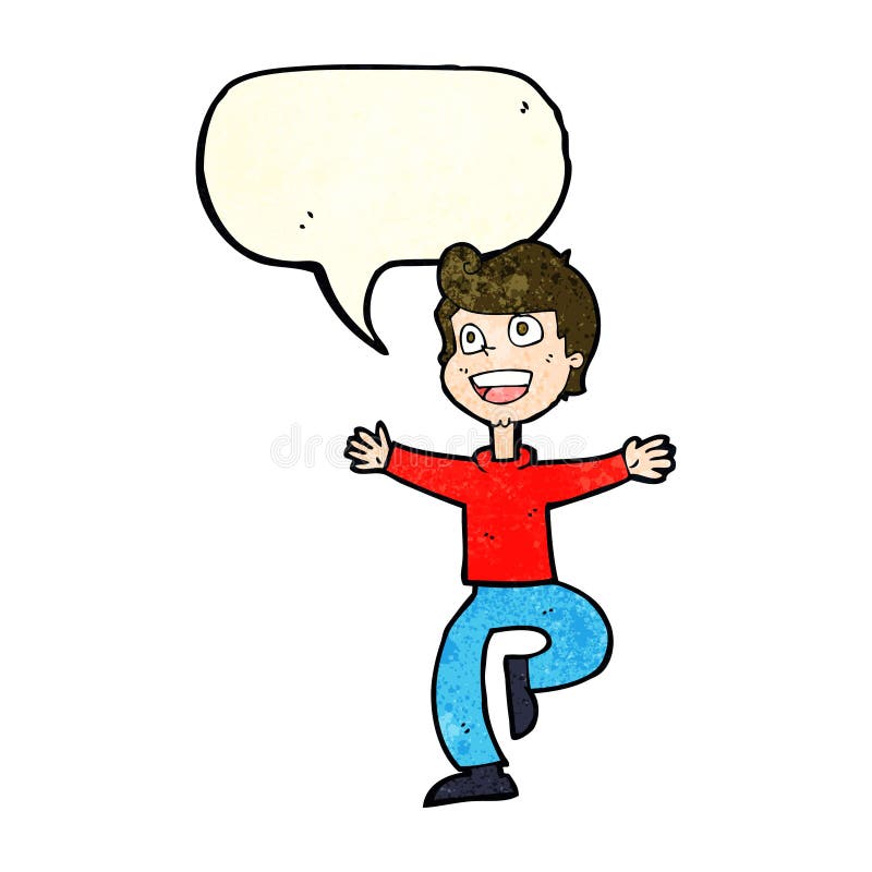 Cartoon Crazy Excited Boy Speech Bubble Stock Illustrations – 199 ...