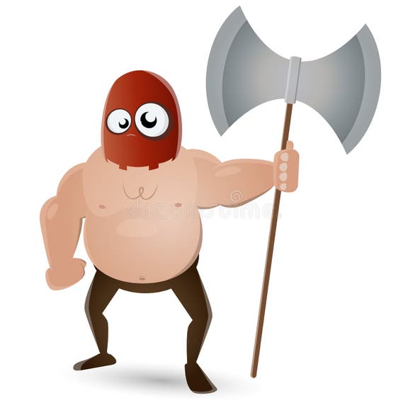 Cartoon executioner stock vector. Illustration of executioner - 28944009