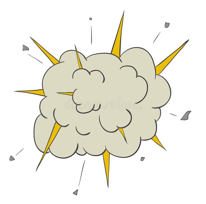 Cartoon explosion stock vector. Illustration of graphic - 17525964