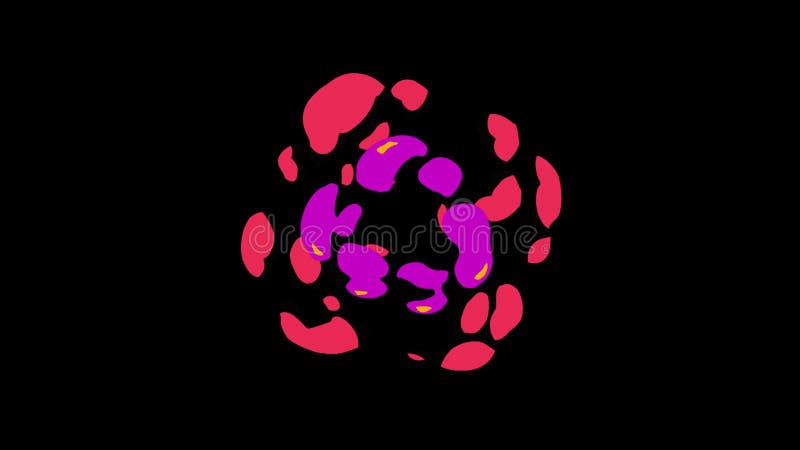 Cartoon Explosion with Alpha Channel, Different Color Anime Explosion ...