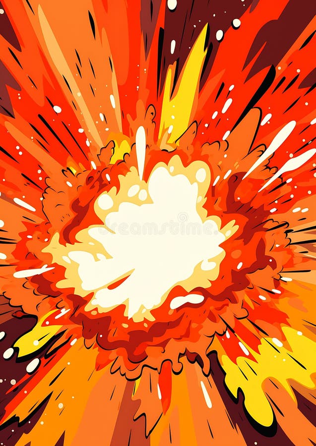 The Dangers of Anger: a Cartoon Bomb Explosion Stock Illustration ...