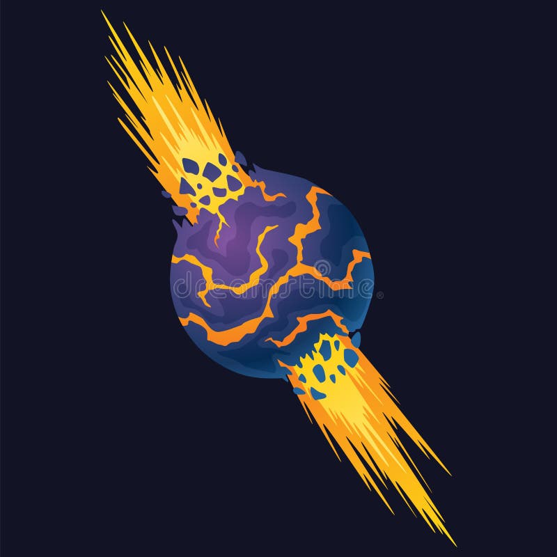 Cartoon Explosion Icon. Comic Book Element. Boom Cloud and Flame, Smoke ...