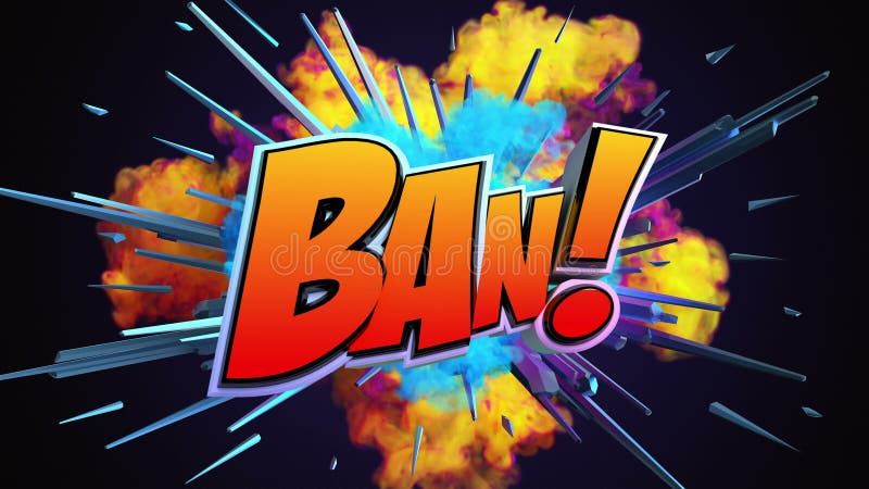 Cartoon Explosion with Message AI Stock Footage - Video of intelligence ...