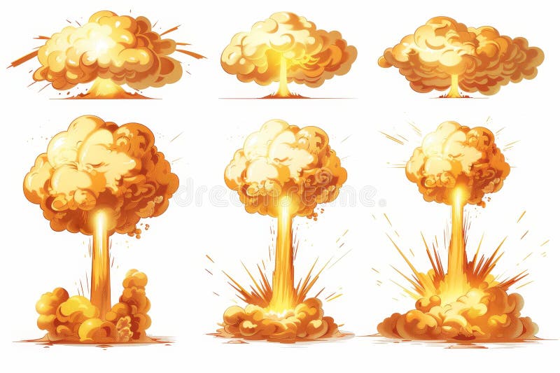 Cartoon Explosions Wallpaper Stock Vector - Illustration of tileable ...