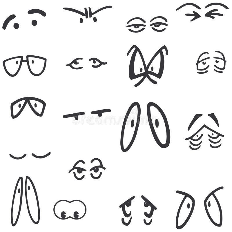 Cartoon eye set - vector stock vector. Illustration of abstract - 52806869