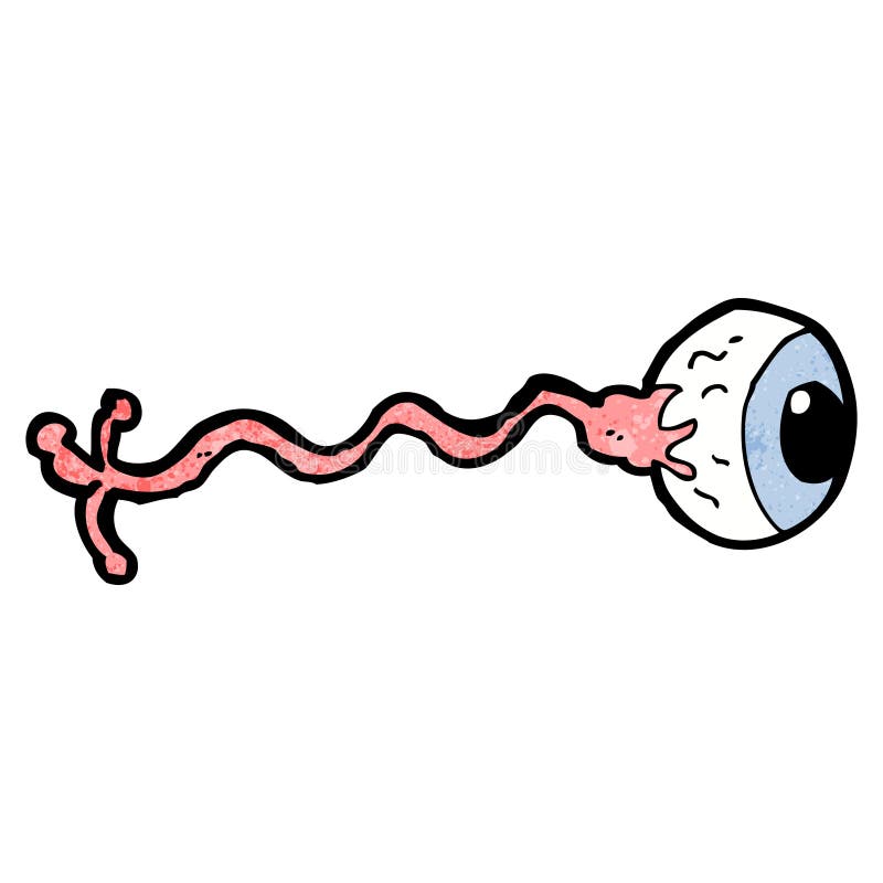 Cartoon eyeball stock illustration. Illustration of doodle - 38069411