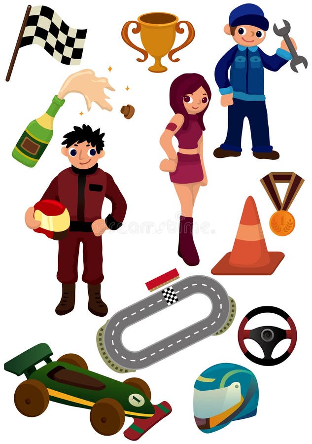 F1 Car Cartoon Illustration Stock Illustrations – 99 F1 Car Cartoon ...