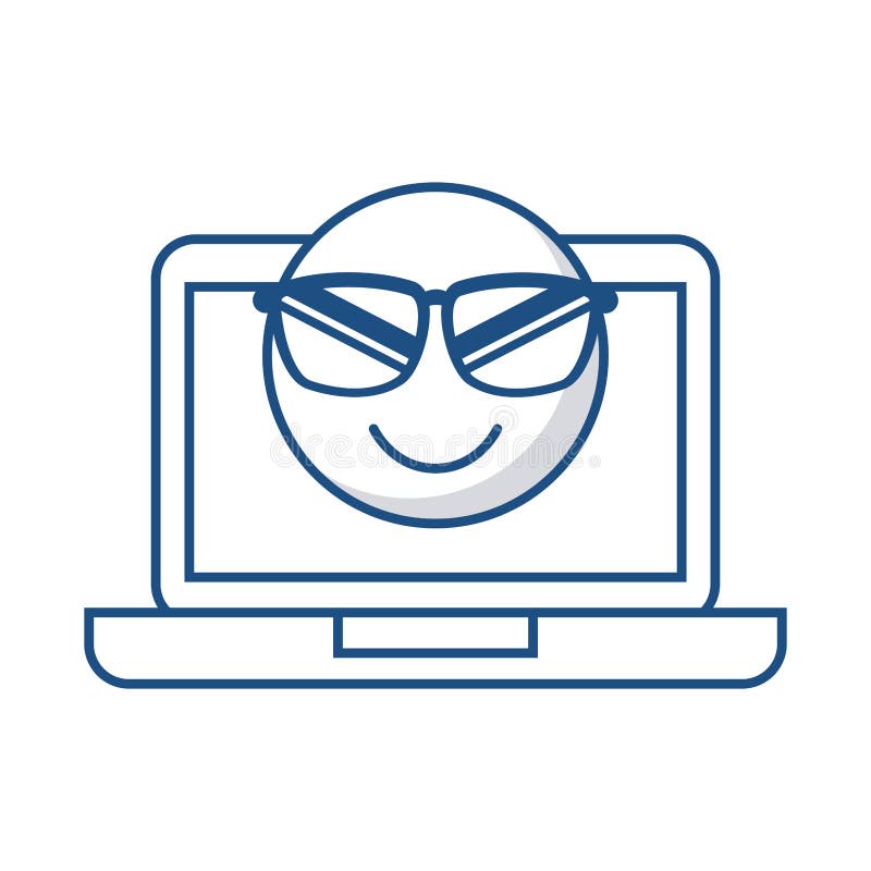 Cartoon face design stock vector. Illustration of cool - 90469373