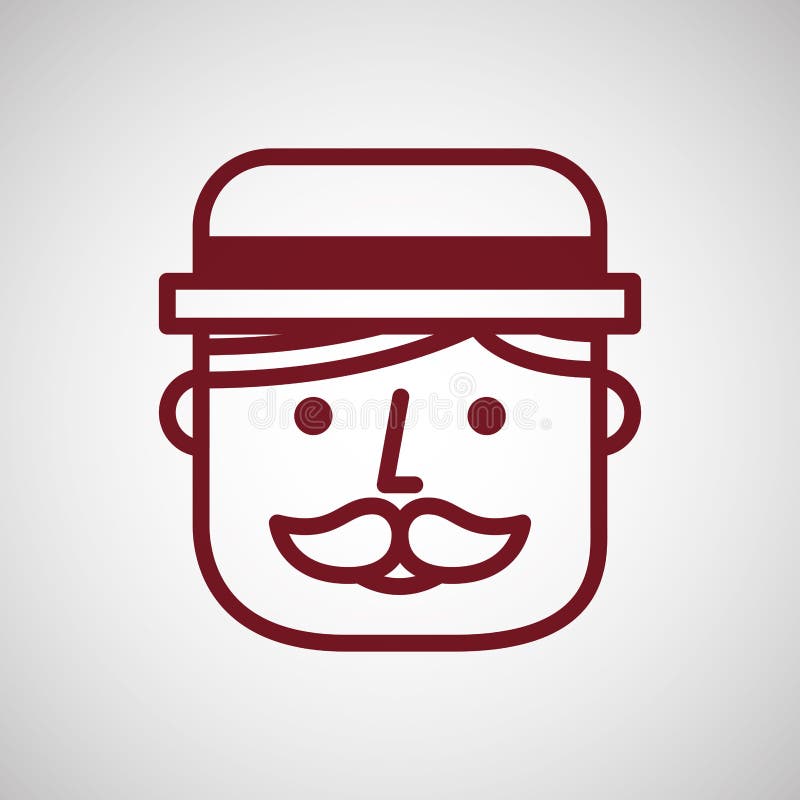 Cartoon face father day stock vector. Illustration of child - 80950284