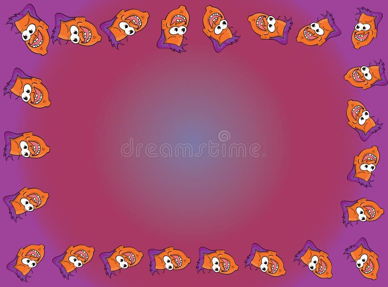 Cartoon face frame stock illustration. Illustration of design - 40133702