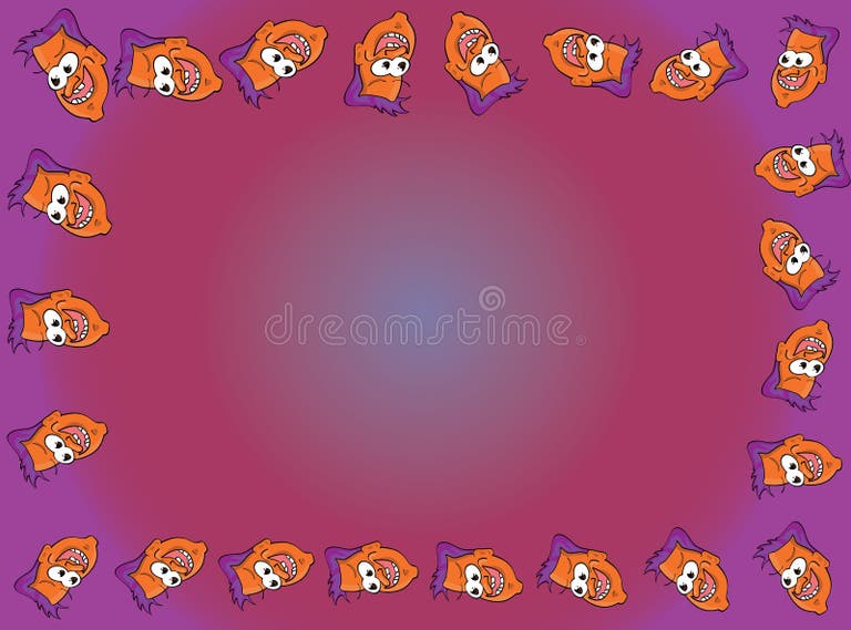 Cartoon face frame stock illustration. Illustration of design - 40133702