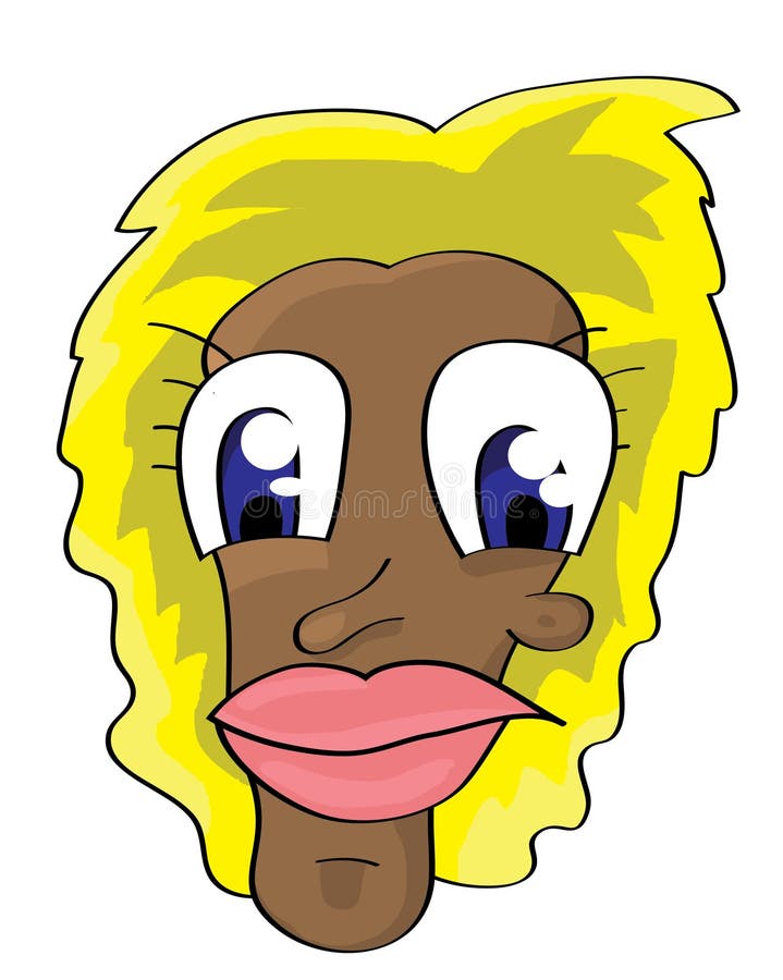 Cartoon face illustration stock illustration. Illustration of laugh ...