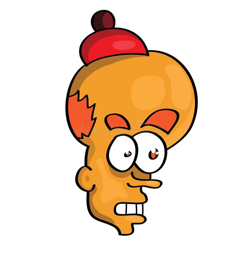 Cartoon face illustration stock illustration. Illustration of offer ...