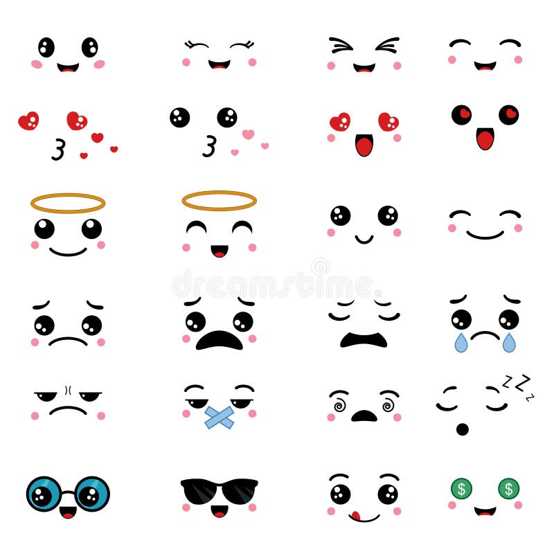 Ecstatic Cartoon Face Emoticon Stock Illustrations – 54 Ecstatic ...