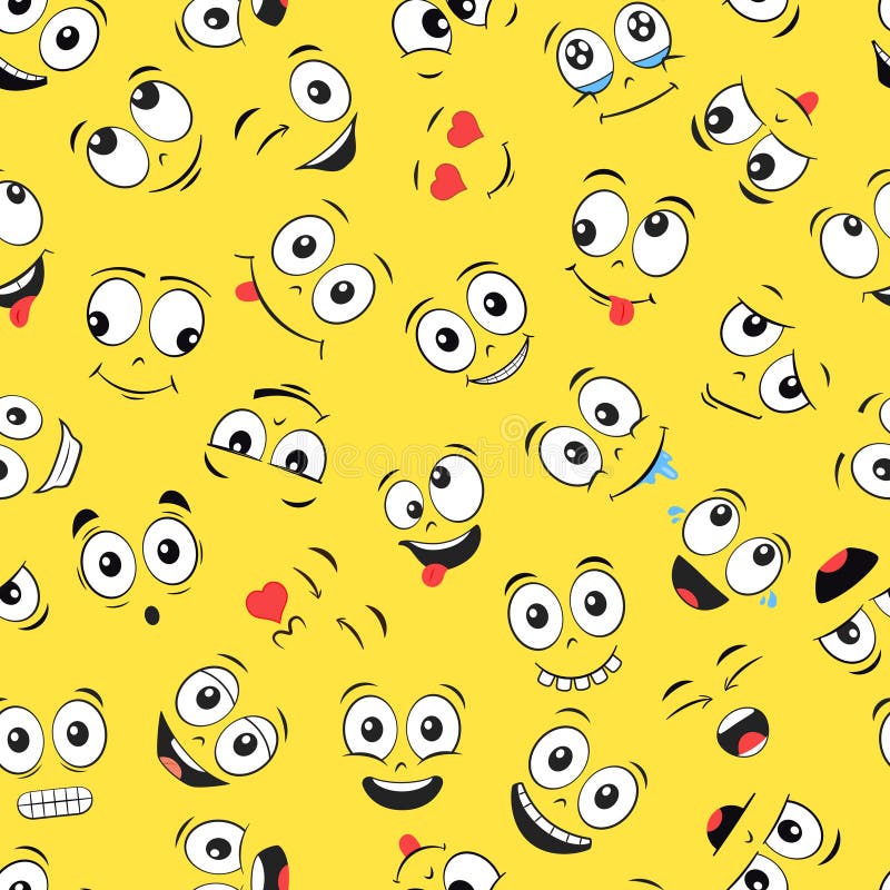 Cartoon Smiling Faces Stock Illustrations – 6,020 Cartoon Smiling Faces ...