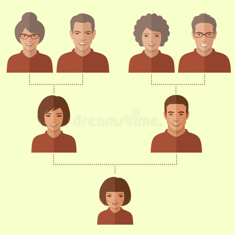 Big Family Tree Cartoon