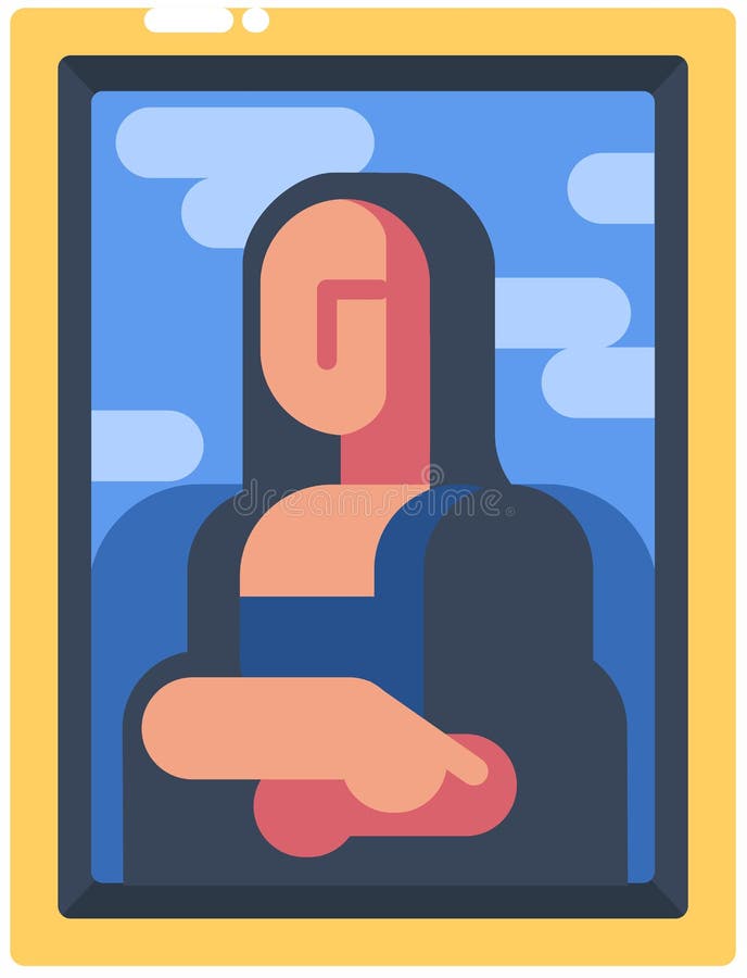 Cartoon on the Famous Painting of the Renaissance Stock Vector ...