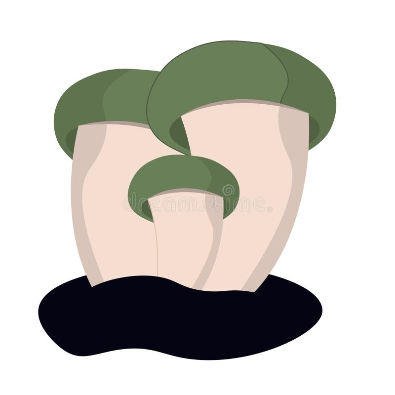 Cartoon Fantasy Mushroom Shape. Vector Stock Vector - Illustration of ...