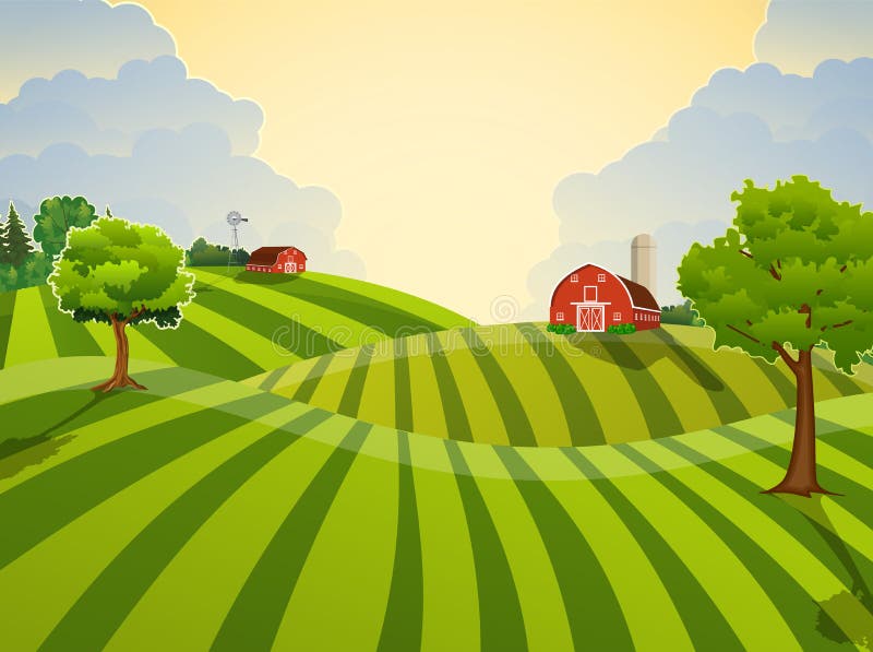 Farmland Cartoon Stock Illustrations – 15,917 Farmland Cartoon Stock ...