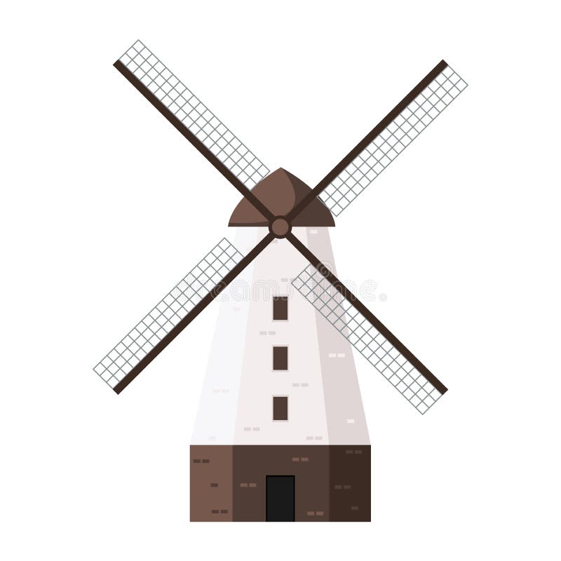 Cartoon windmill propeller stock vector. Illustration of games - 31033404