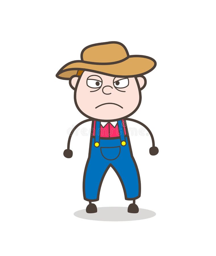 Angry Farmer Stock Illustrations – 209 Angry Farmer Stock Illustrations ...