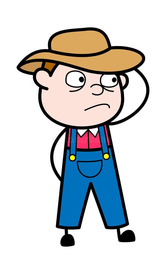 Confused Farmer Stock Illustrations – 38 Confused Farmer Stock ...